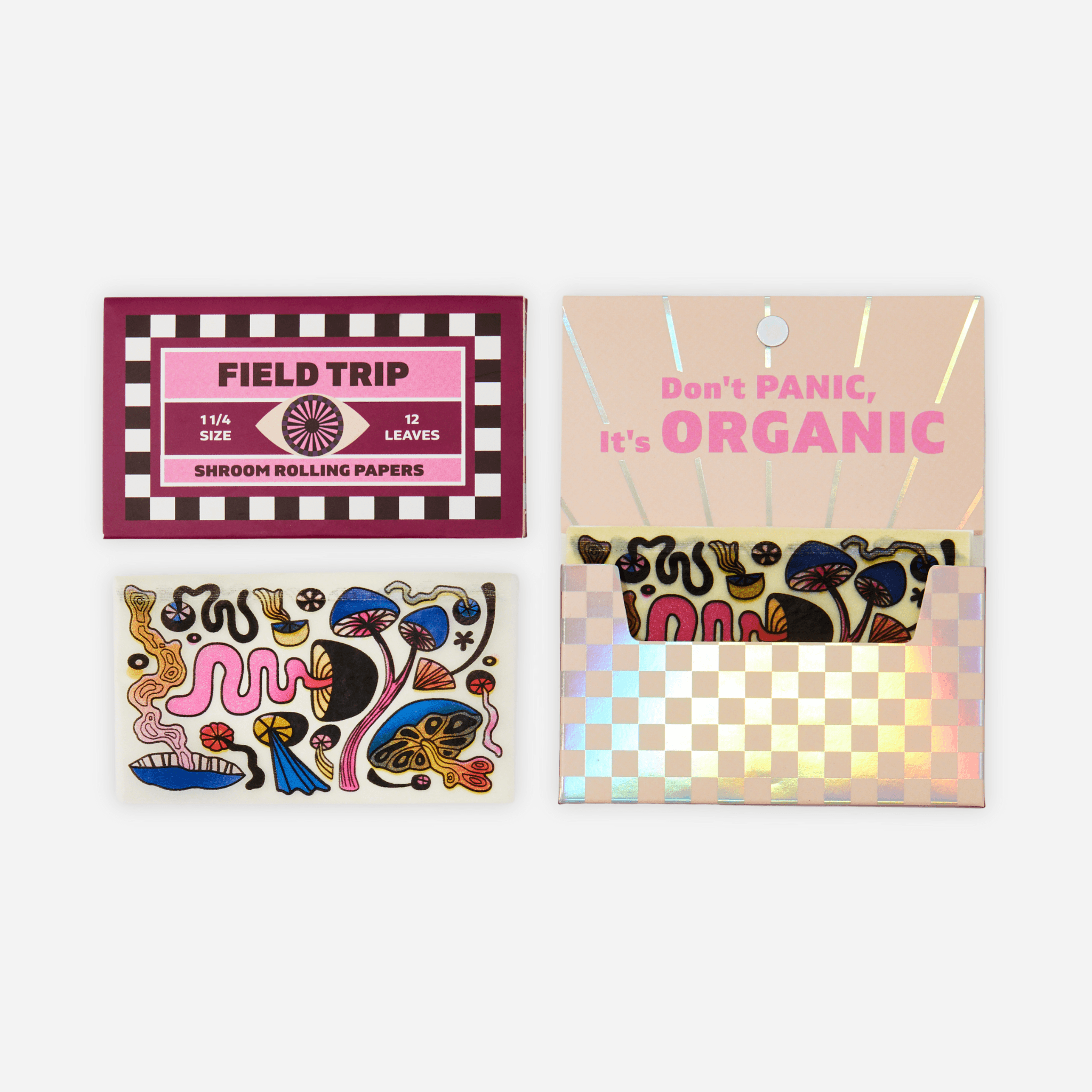 Field Trip Papers Organic Printed Rolling Paper Packs • KushKards