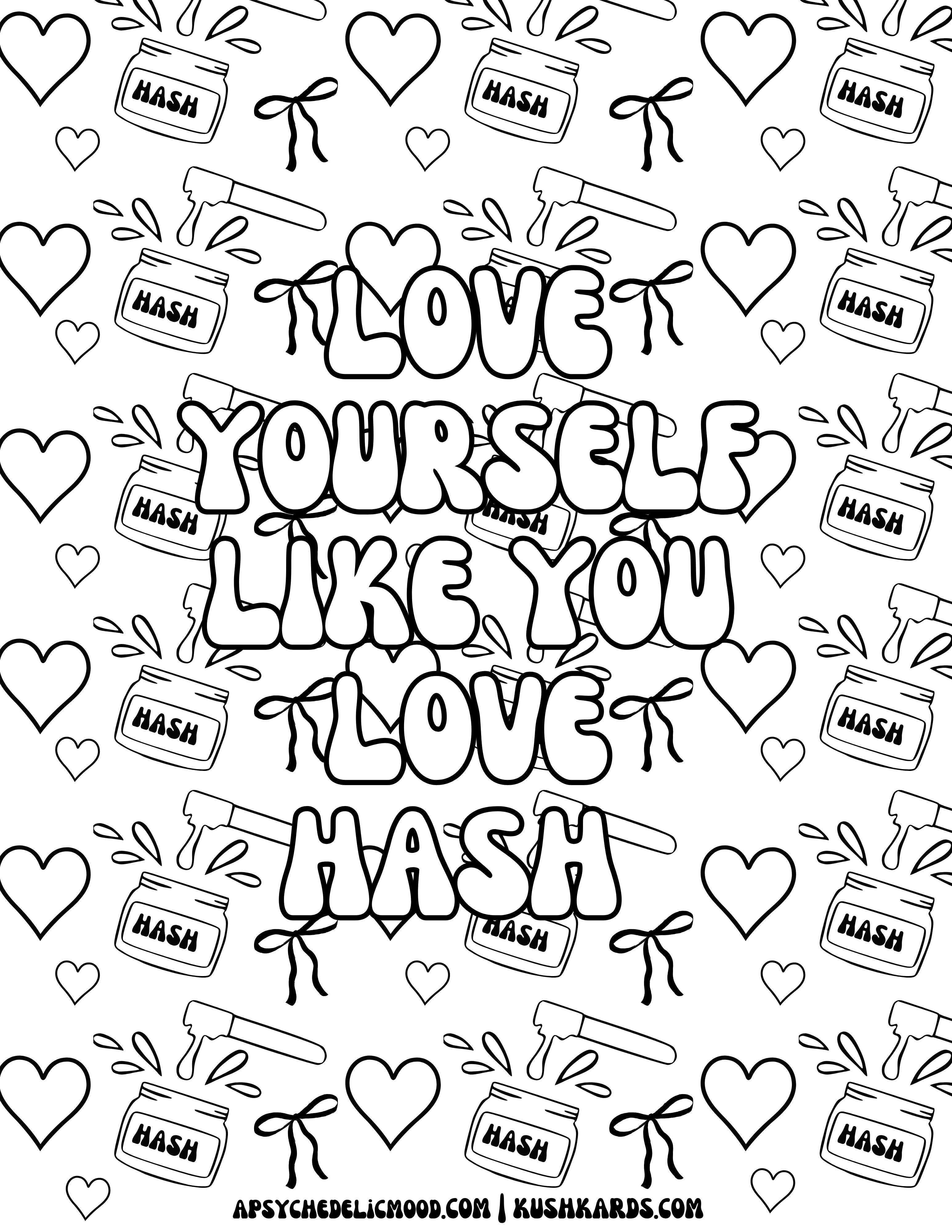 Coloring Sheets – KushKards