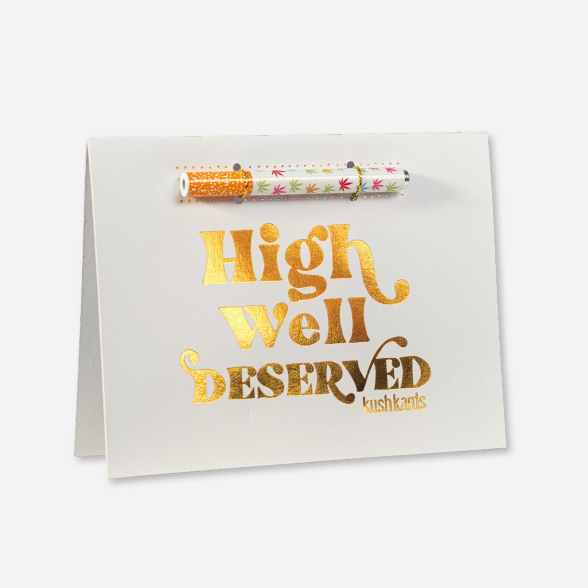 High Well Deserved Congratulations Cannabis Greeting Card | Funny Weed ...