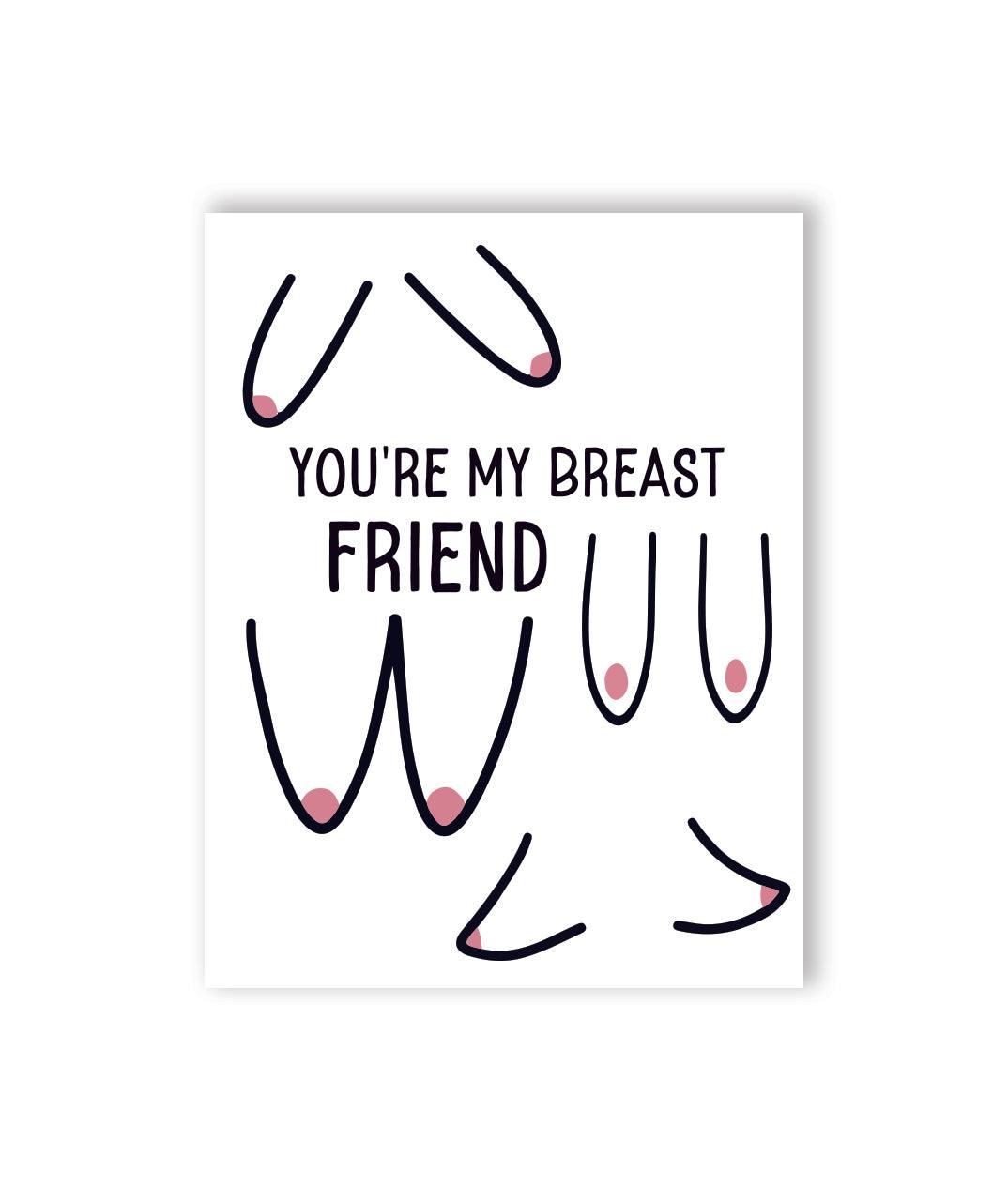 Breast Friend Naughty Greeting Card Wholesale Friendship Naughty Greeting Cards Adult
