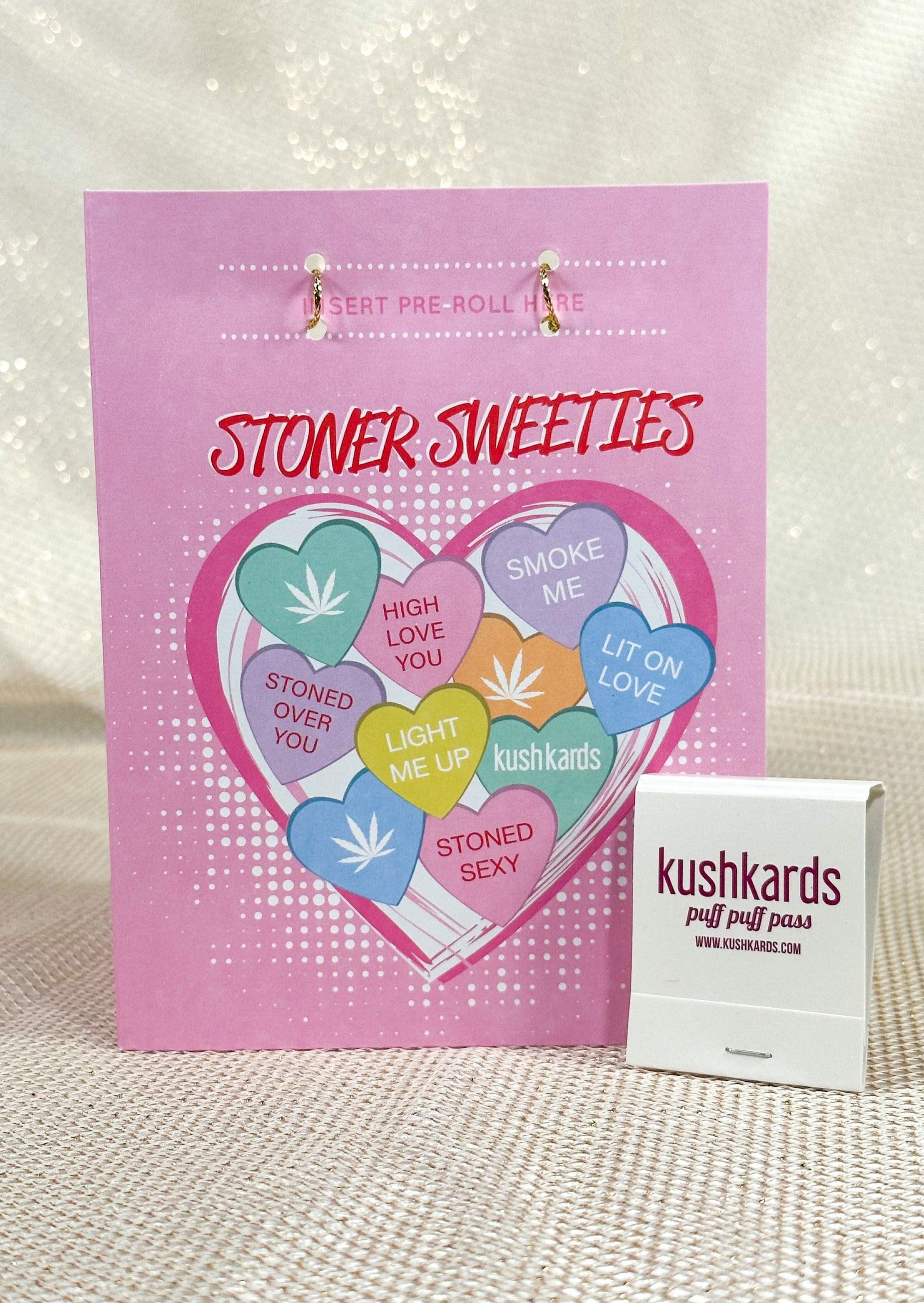 Stoner Sweeties Valentine's Day Cannabis Greeting Card | Funny Weed ...